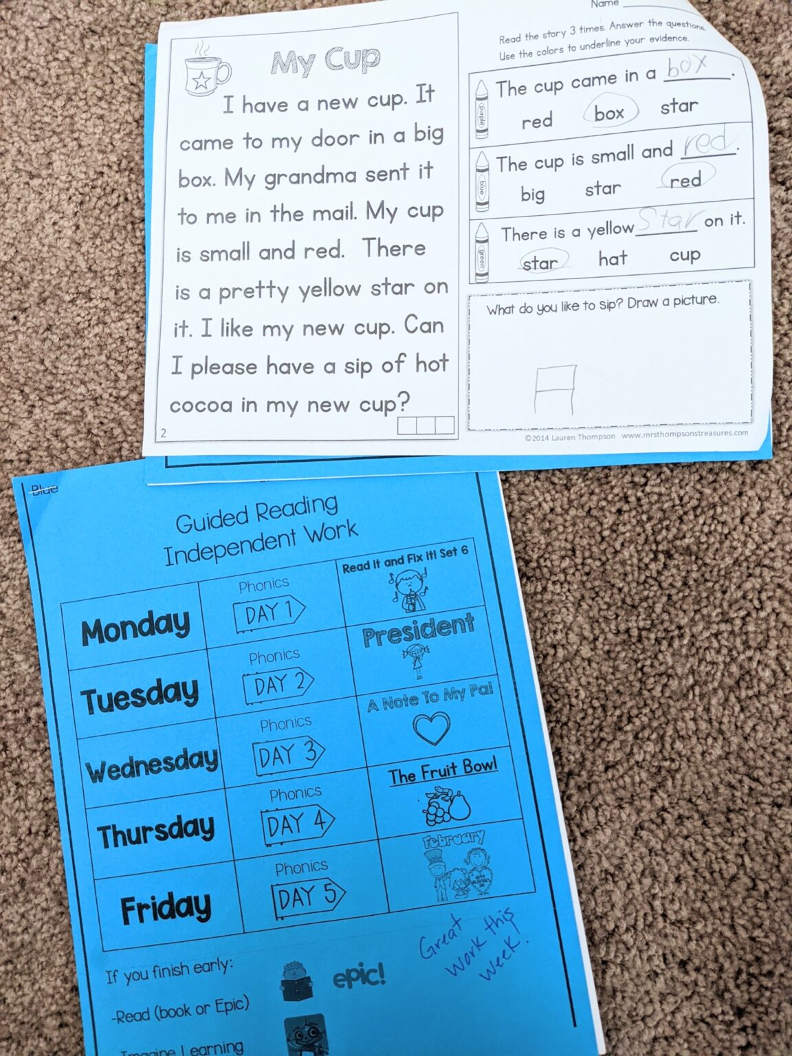 アメリカの小学校2nd grade（小2）の1日丨時間割と宿題の内容を解説 | アメリカ駐妻Navi